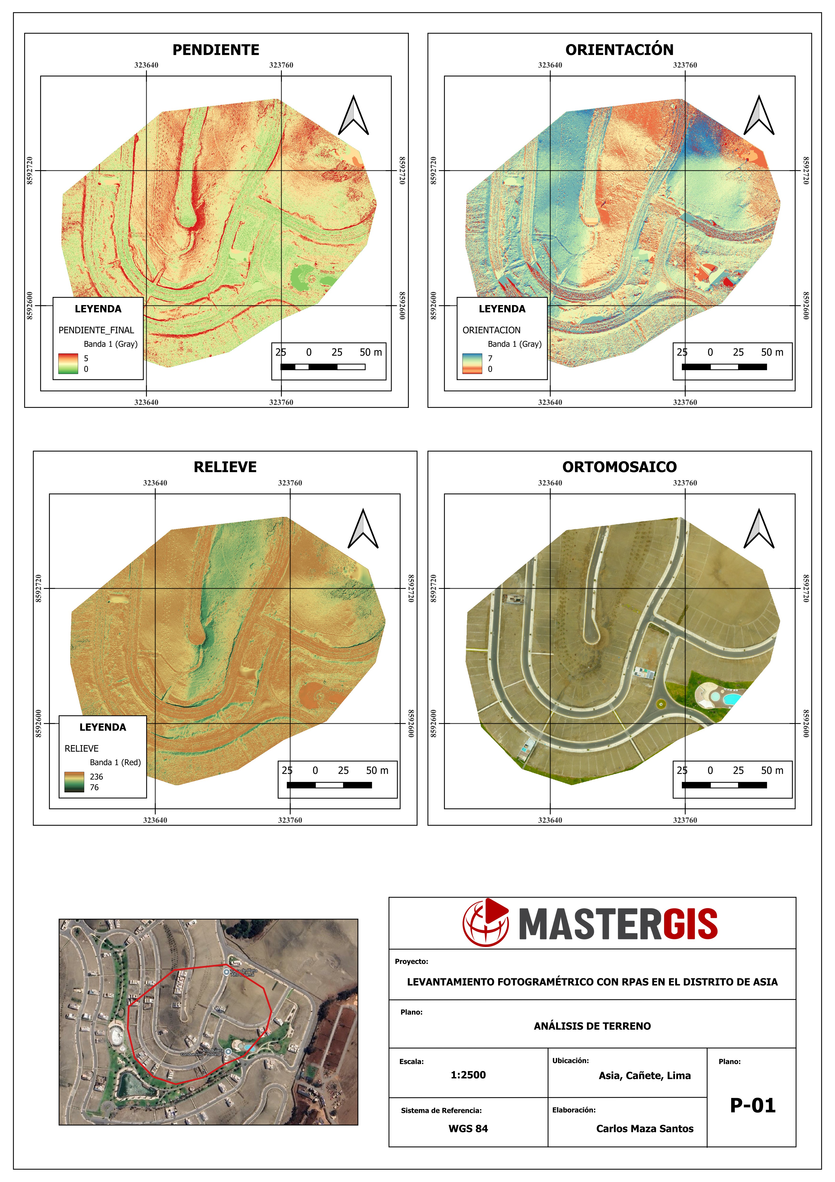 LEVANTAMIENTO FOTOGRAMÉTRICO CON RPAS EN EL DISTRITO DE ASIA | Mastergis